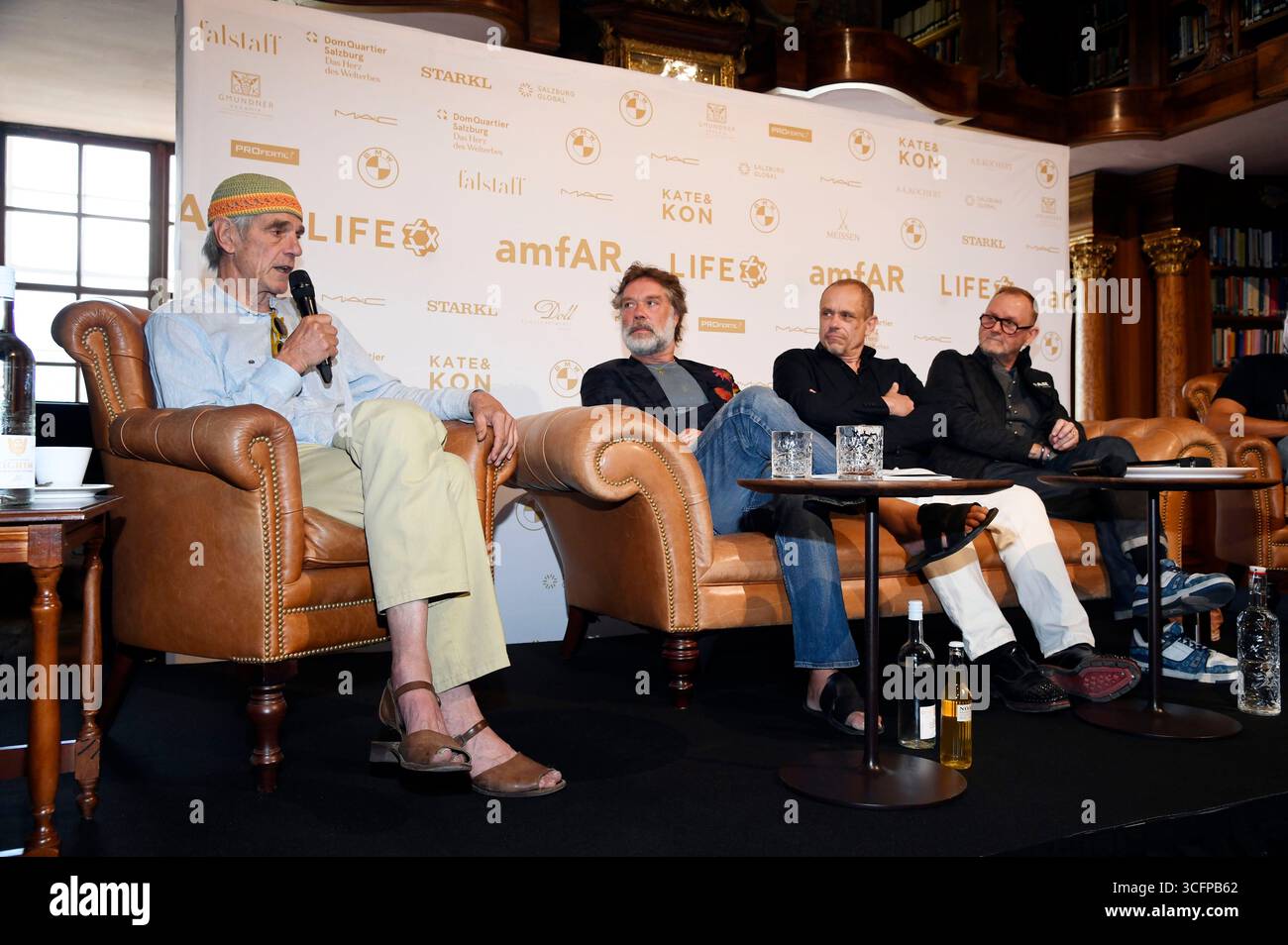 Jeremy Irons, Rufus Wainwright, Gery Keszler und Kevin Robert Frost ...