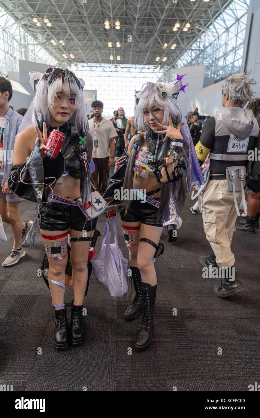 Cosplayers attend Anime NYC day 3 at Jacob Javits Center in New York ...