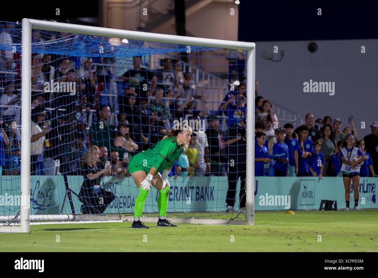 DAVIE, FL - AUGUST 23: Lexington SC goalkeeper Katherine Asman (26 ...