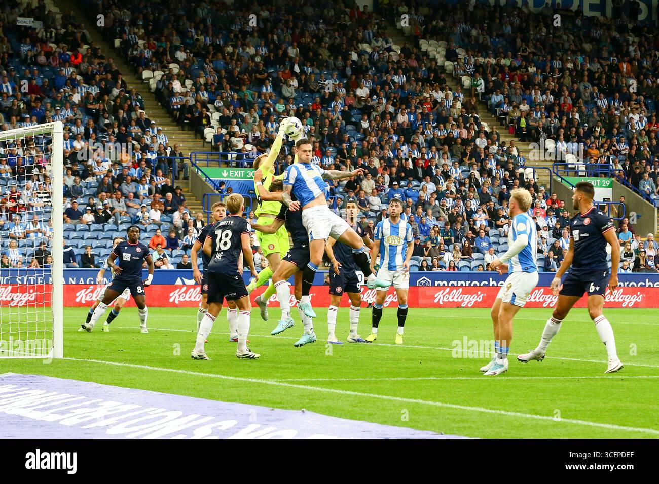 Accu Stadium, Huddersfield, England - 23rd August 2025 Filip Marschall ...