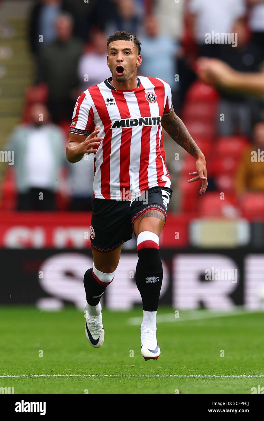 Sheffield, England, 23rd August 2025. Ben Godfrey of Sheffield United ...