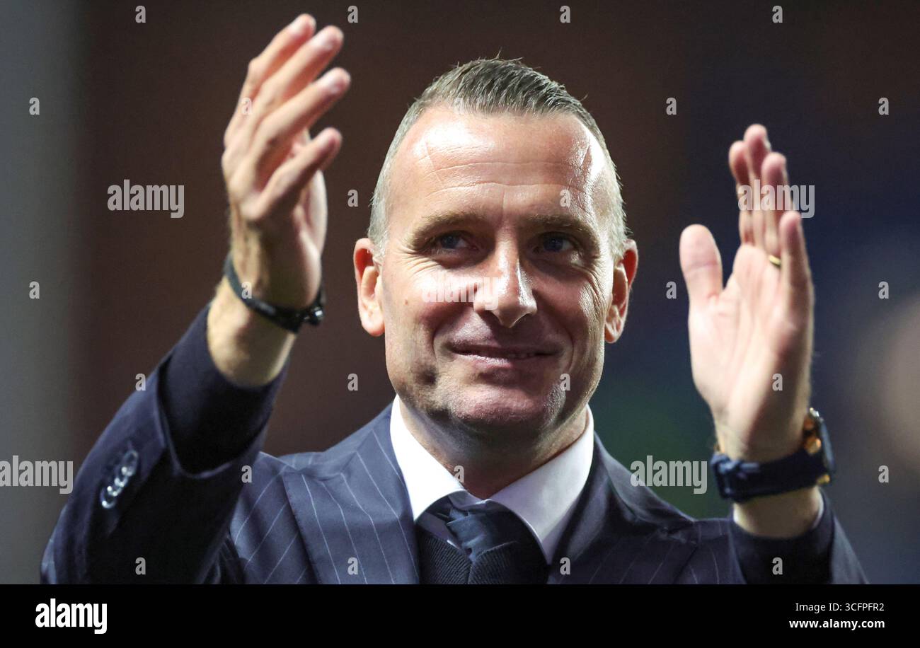 Club Brugge coach Nicky Hayen after the UEFA Champions League, play-off ...