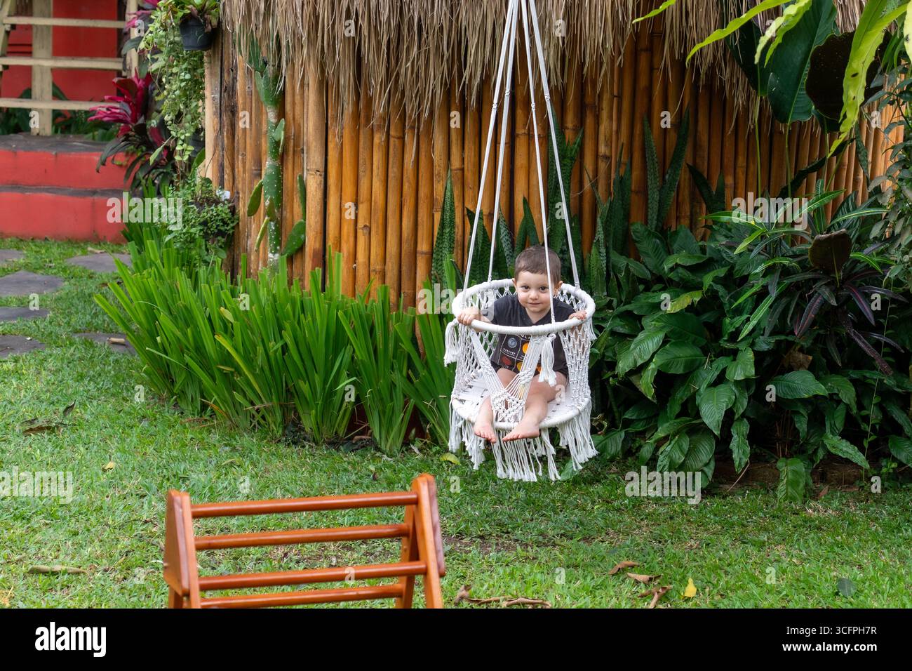 A loving family enjoys their life in Bali Stock Photo - Alamy