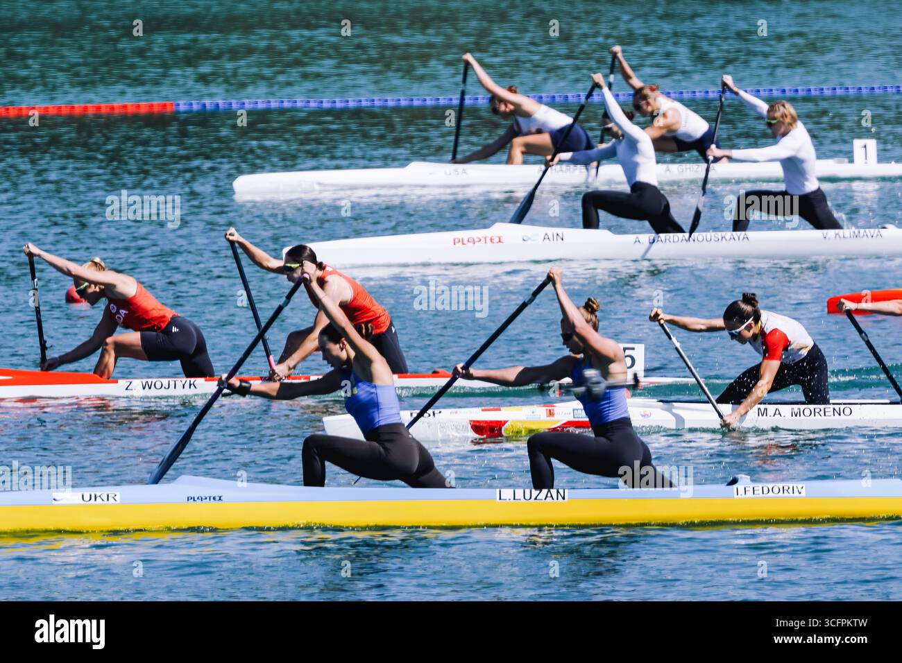 Milan, the 2025 ICF Canoe Sprint World Championships with over 1,000 ...