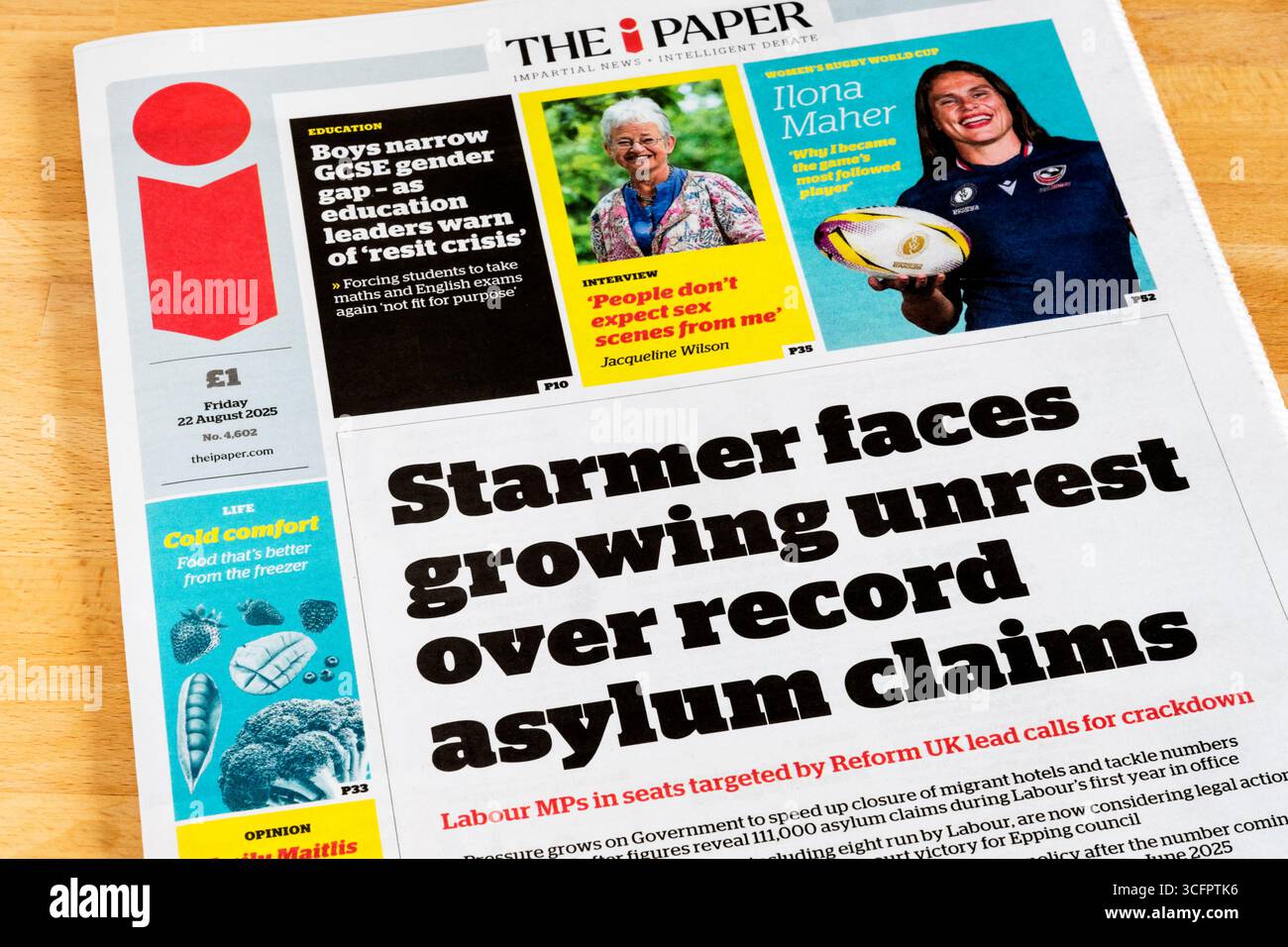 Starmer faces growing unrest over record asylum claims hi-res stock ...