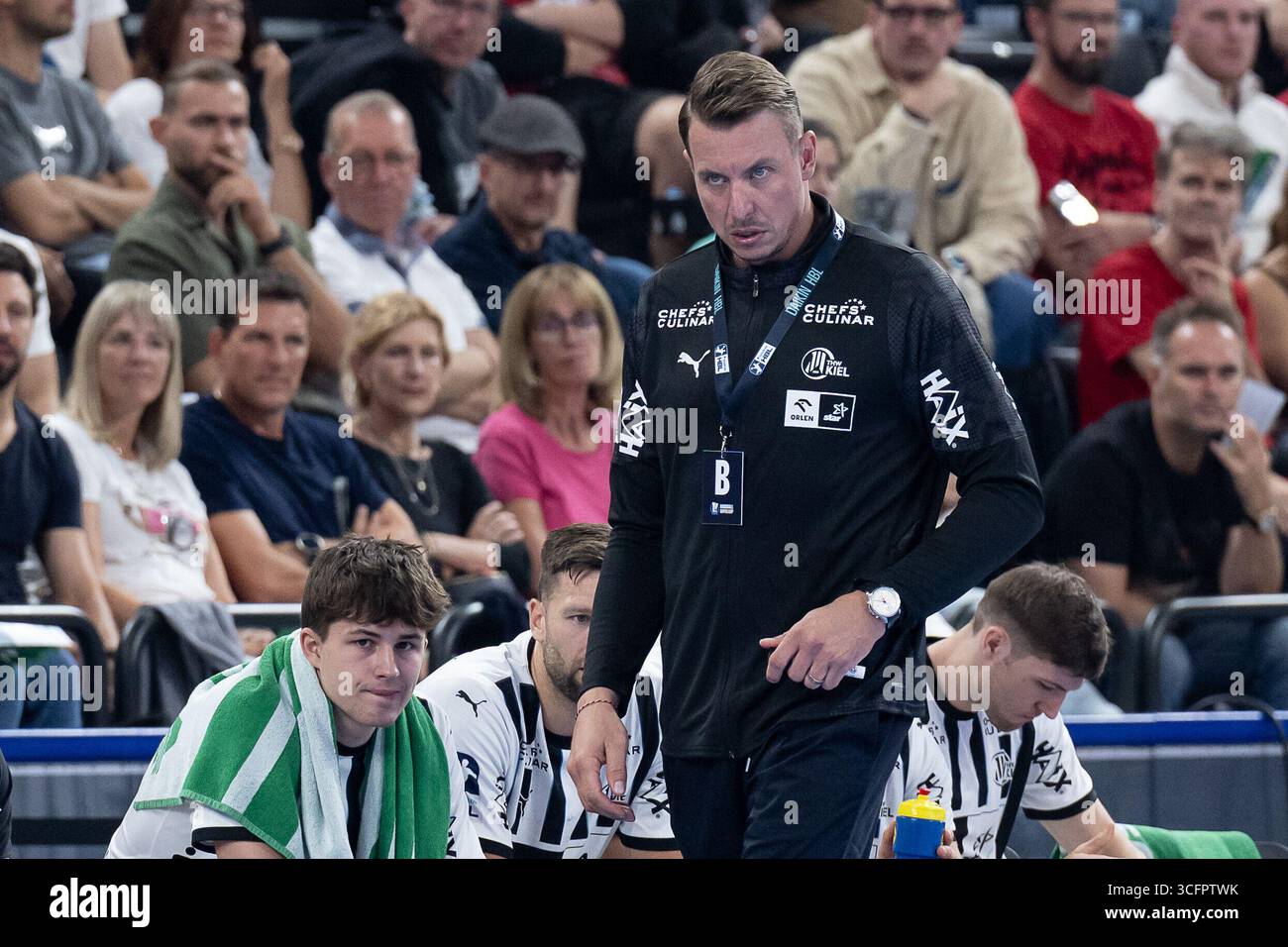 Filip Jicha (Chef-Trainer, THW Kiel) GER, Fuechse Berlin vs. THW Kiel ...