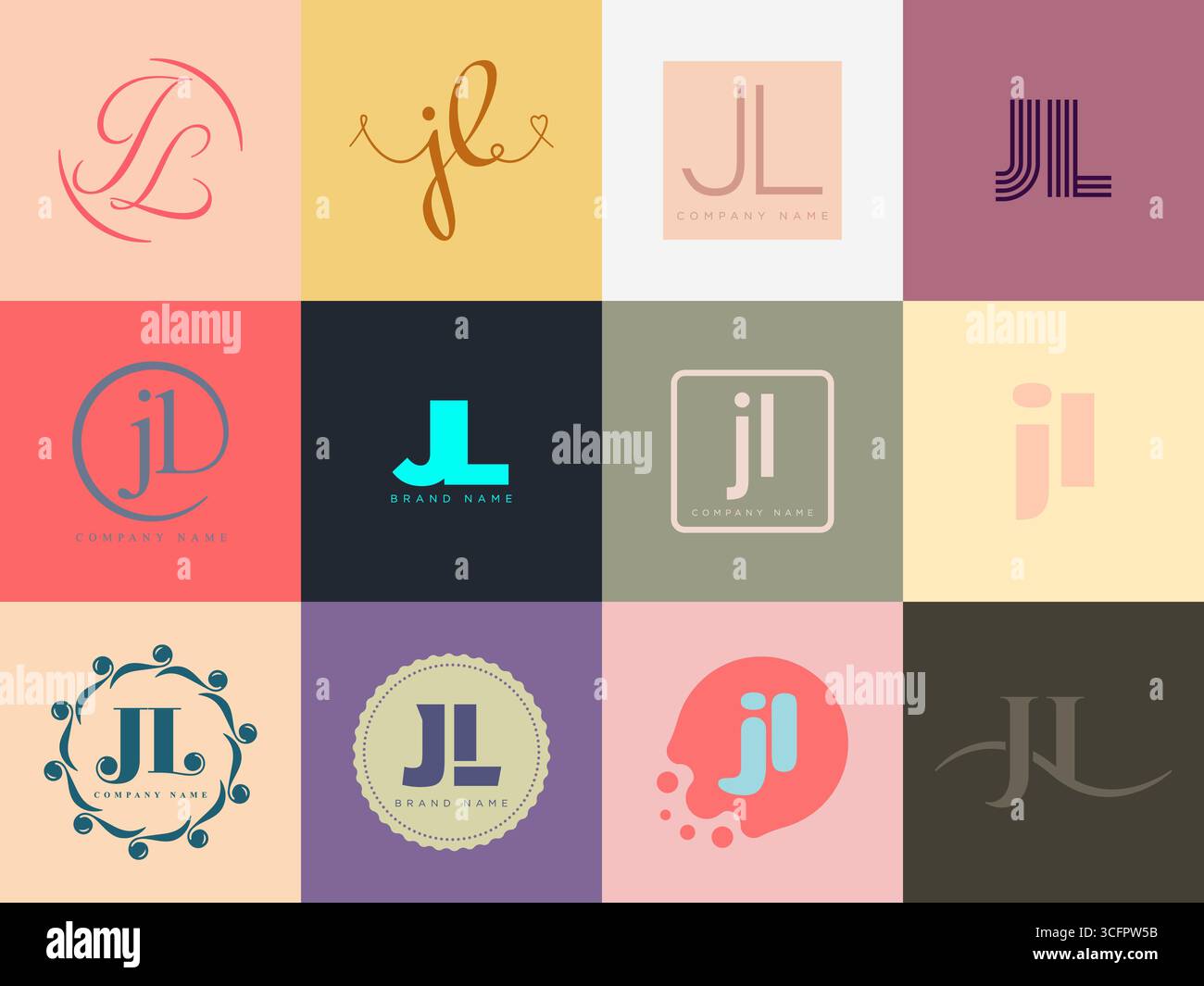 Font sample set Stock Vector Images - Alamy