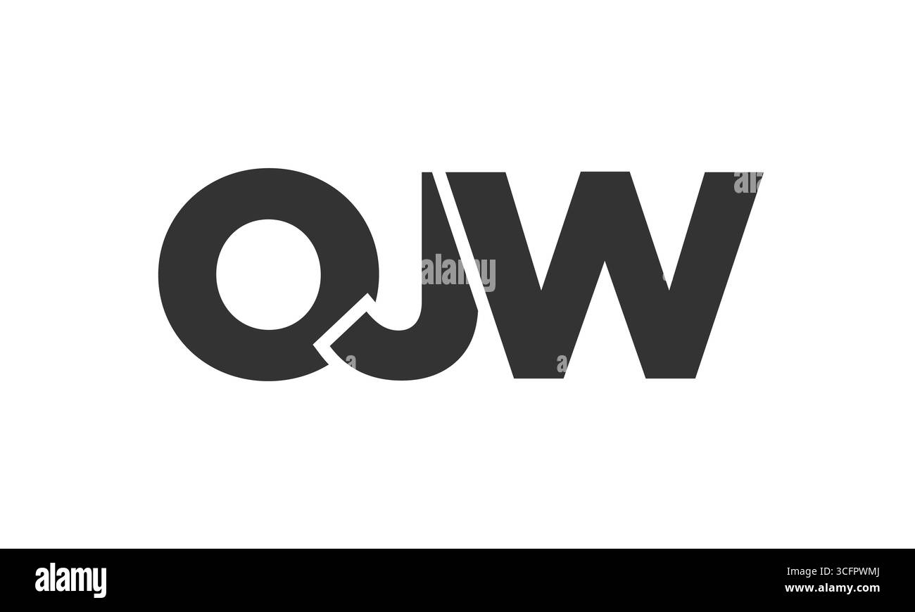 Ojw logo design hi-res stock photography and images - Alamy