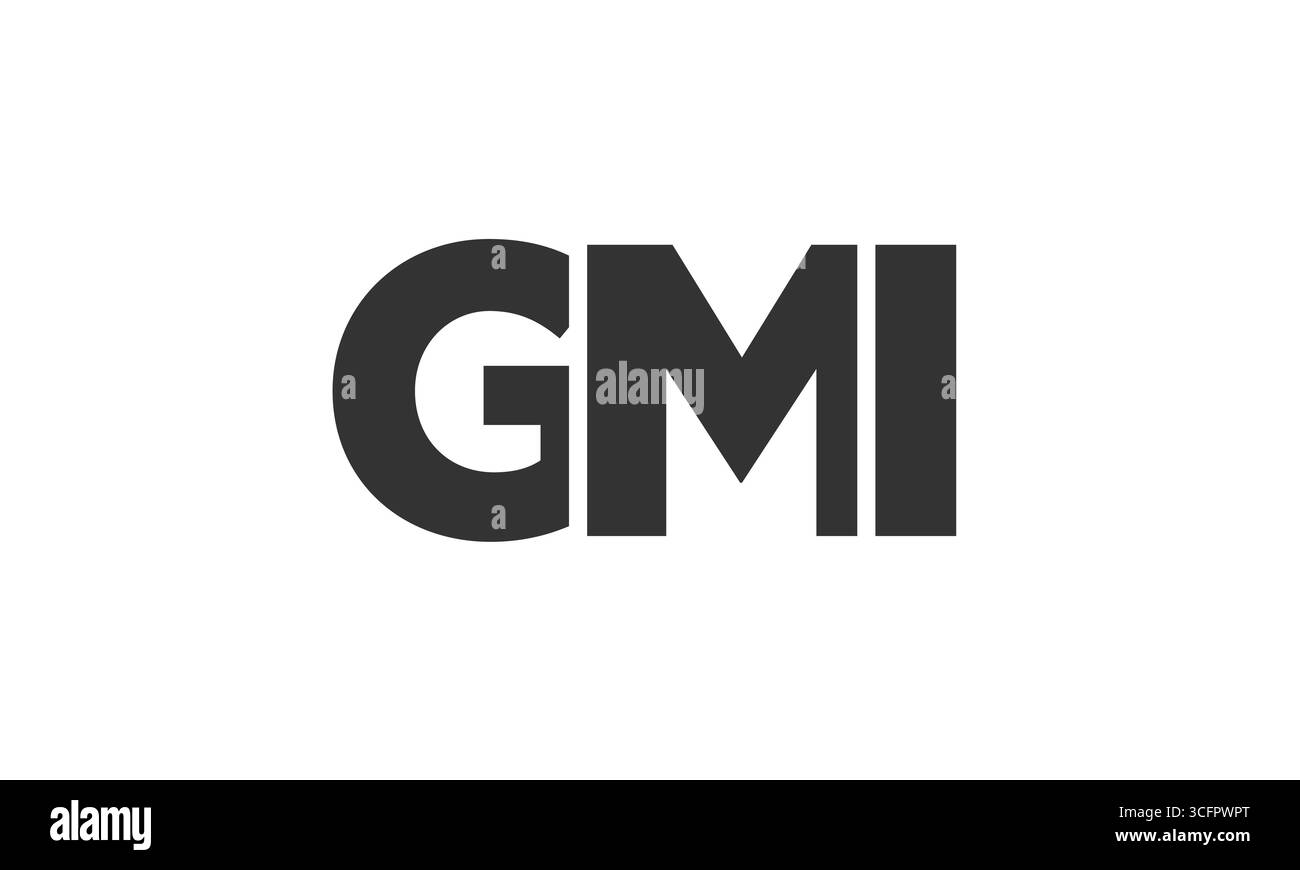 Gmi logo design Stock Vector Images - Alamy