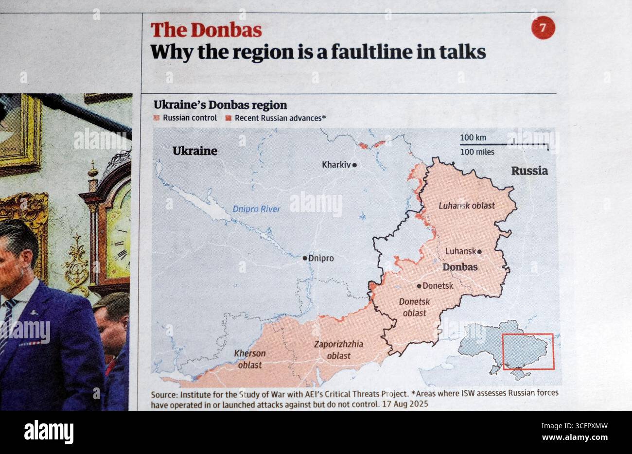 Map of donbas region of ukraine hi-res stock photography and images - Alamy