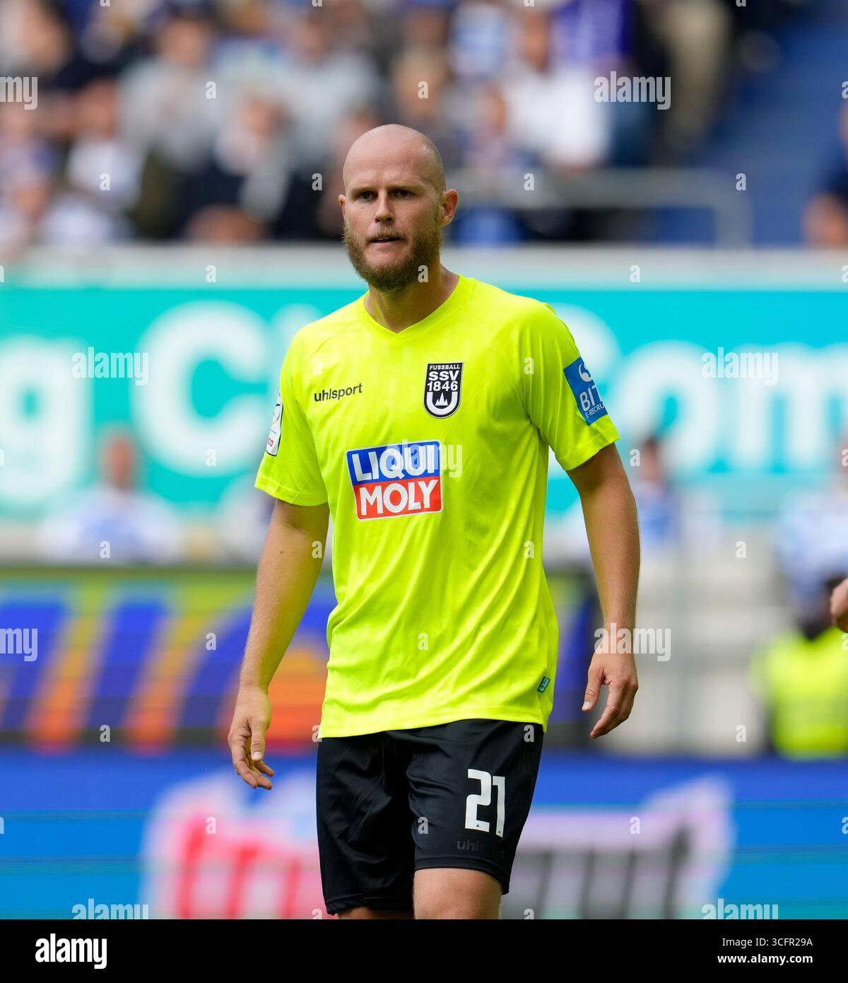 Marcel Seegert (SSV Ulm 1846 Fussball, #21) GER, MSV Duisburg vs SSV ...
