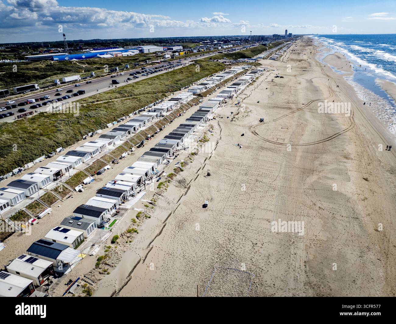 ZANDVOORT - Beach houses on the beach during the summer of 2025 ANP ...