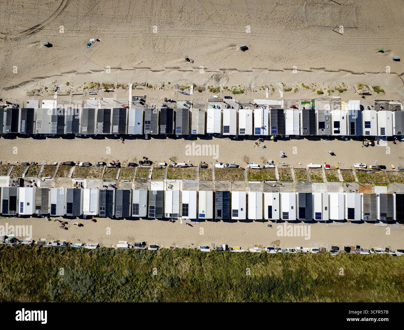 ZANDVOORT - Beach houses on the beach during the summer of 2025 ANP ...