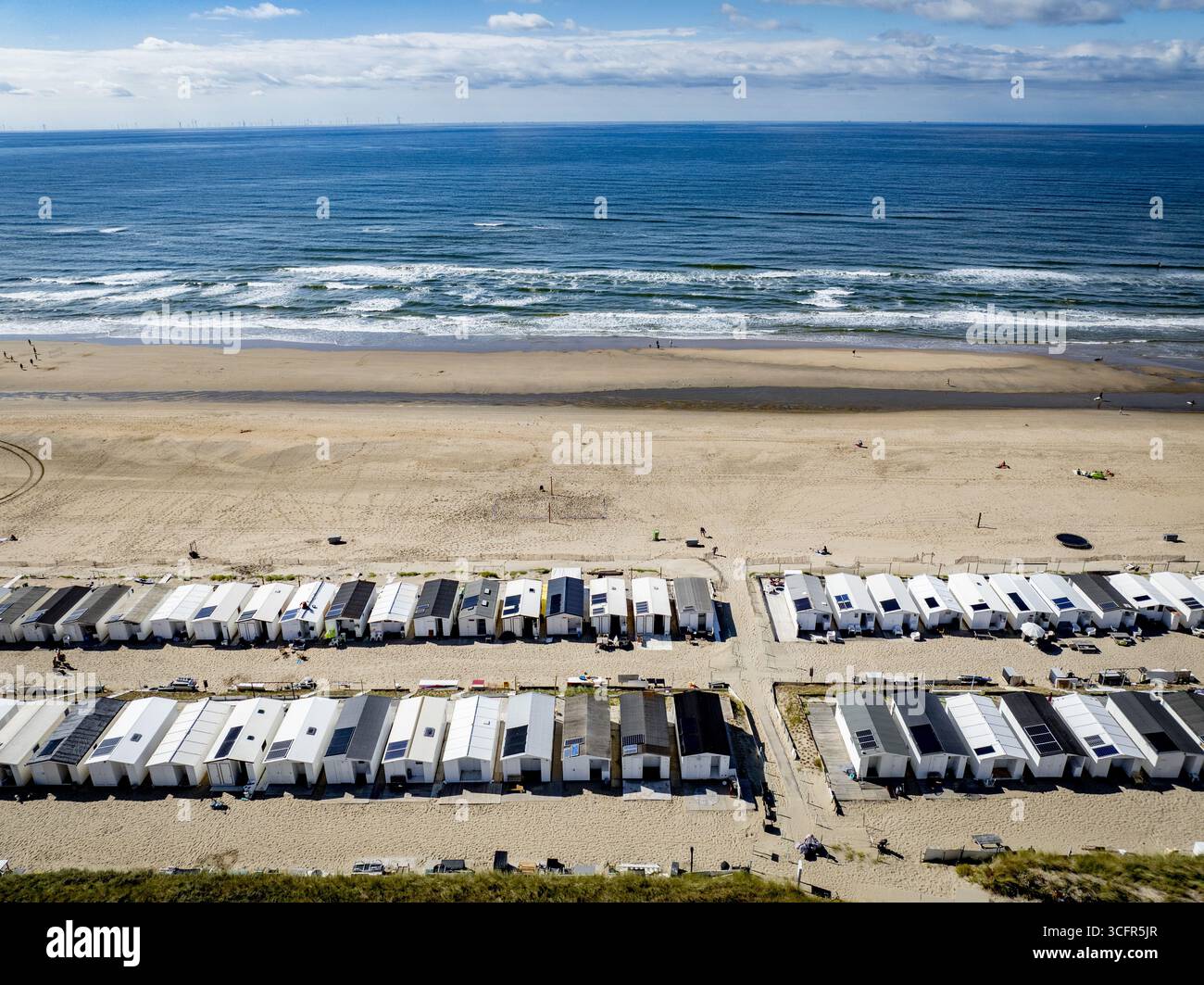 ZANDVOORT - Beach houses on the beach during the summer of 2025 ANP ...