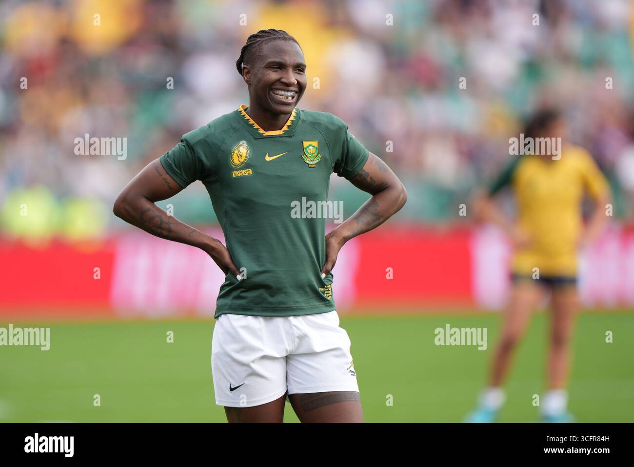 South Africa's Ayanda Malinga during the Women's Rugby World Cup 2025 ...