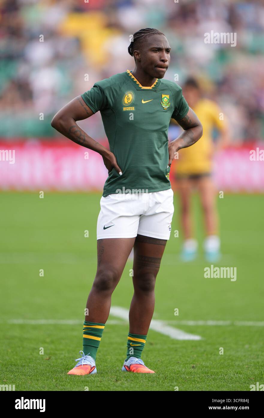 South Africa's Ayanda Malinga during the Women's Rugby World Cup 2025 ...