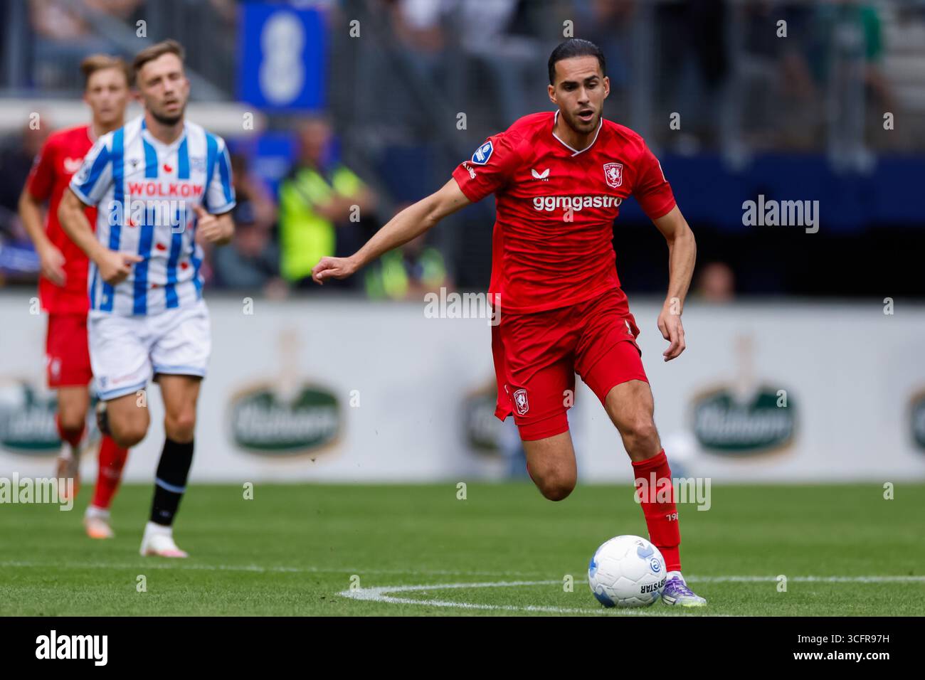 Ramiz Zerrouki of FC Twente controls the ball during the Dutch ...