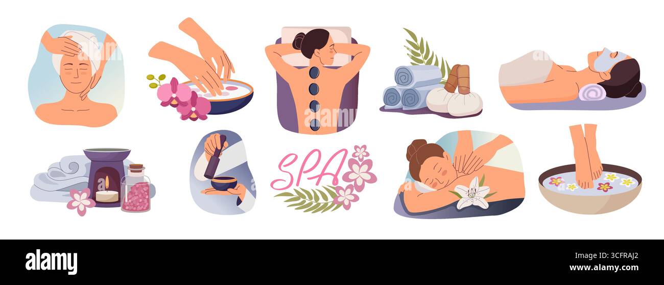 Cozy wellbeing Stock Vector Images - Alamy