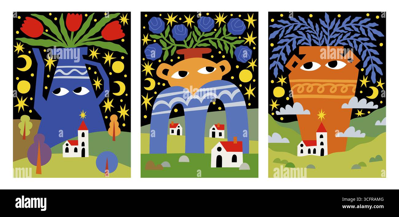 Psychedelic flowers Stock Vector Images - Alamy