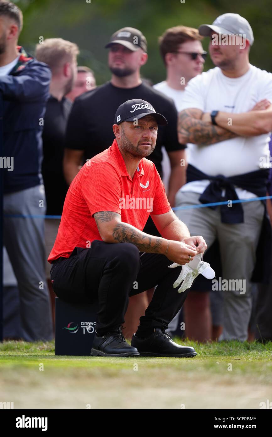 England's Andy Sullivan during day four of the Betfred British Masters ...
