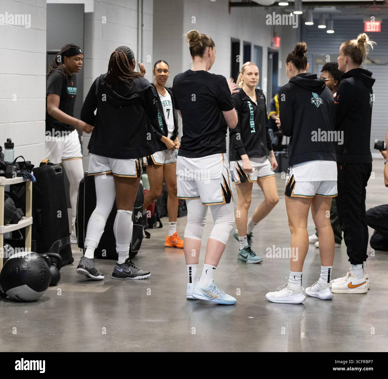 New York Liberty take on the Atlanta Dream at Gateway Center Arena in ...