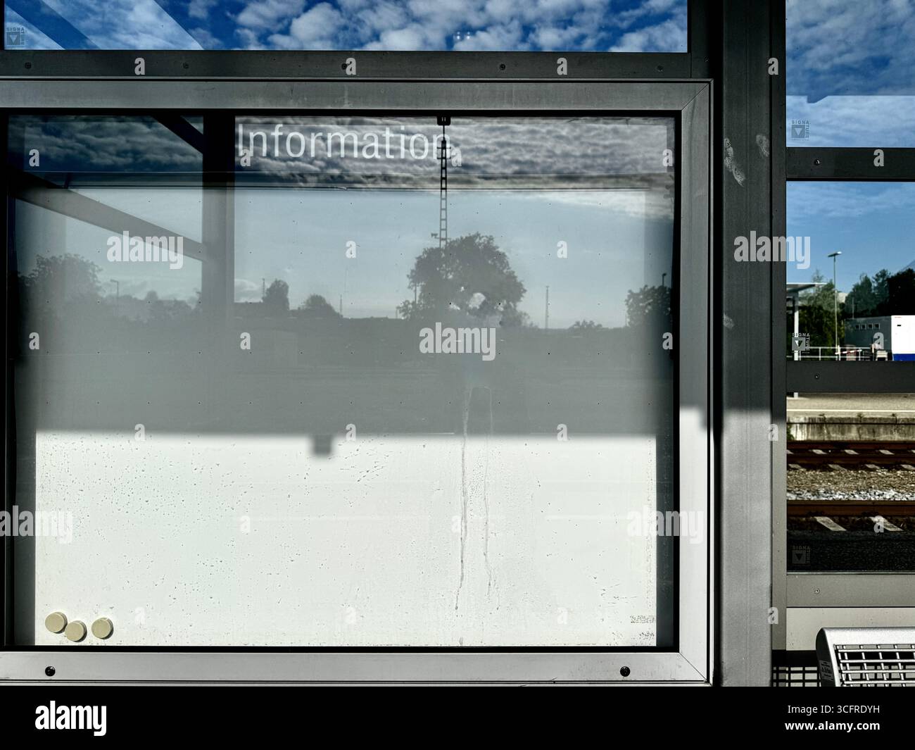 An Abstract Transit Information Display is showcased at a bustling ...