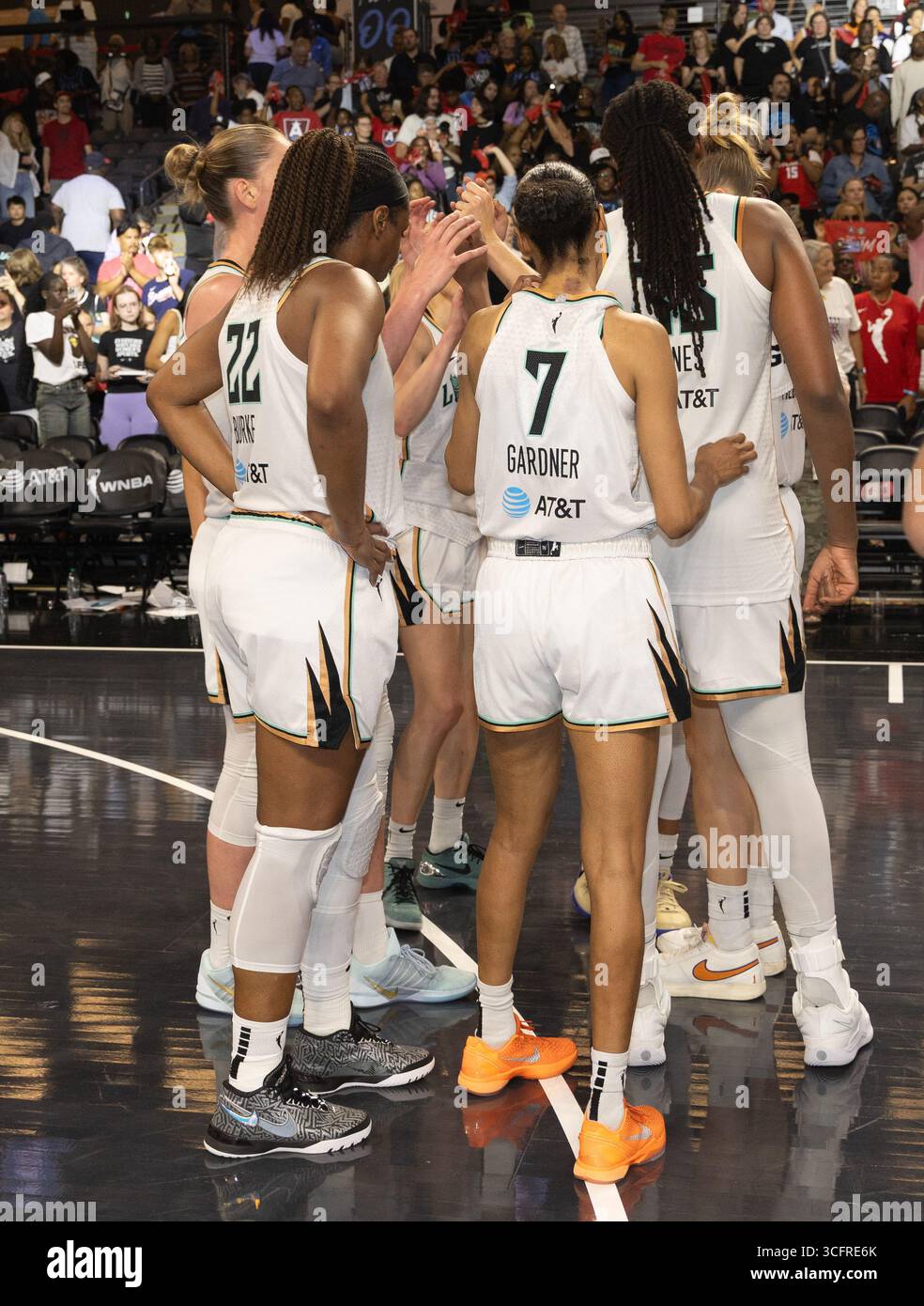 New York Liberty take on the Atlanta Dream at Gateway Center Arena in ...