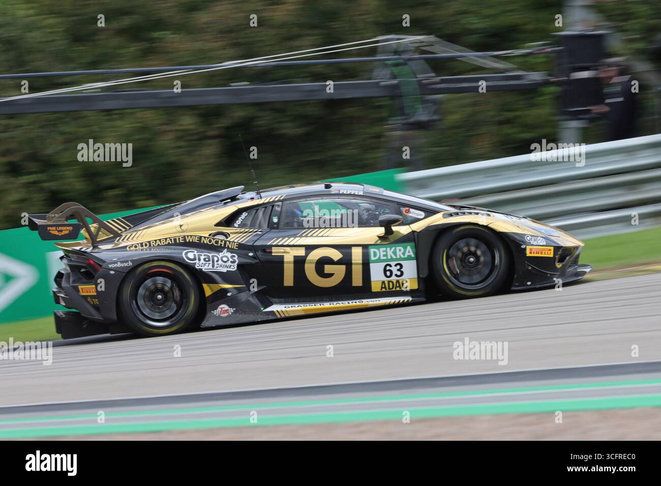 Jordan Pepper (ZA/TGI Team Lamborghini by GRT), Lamborghini Hurac?n GT3 Evo2 beim DTM Deutsche ...