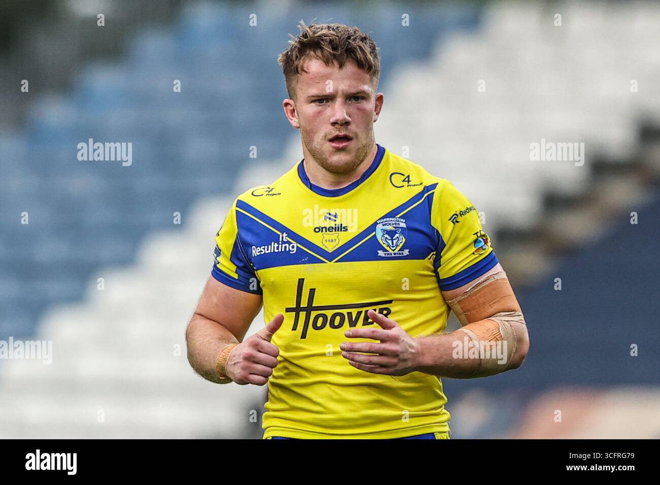 Luke Thomas of Warrington Wolves during the Betfred Super League Round ...