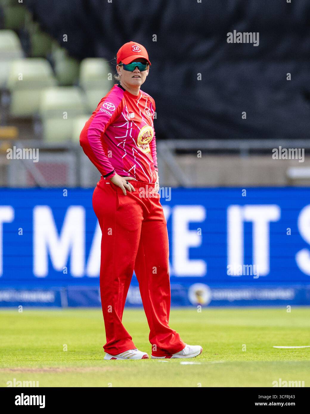 Birmingham, England, August 22nd, 2025: Jess Jonassen of Welsh Fire in ...