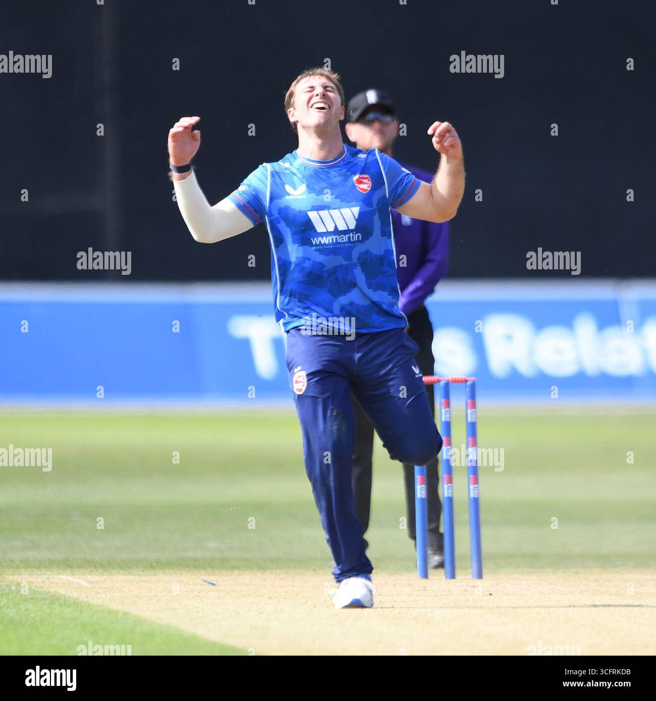 Canterbury, England. 24th Aug 2025. Michael Cohen during the Metro Bank ...