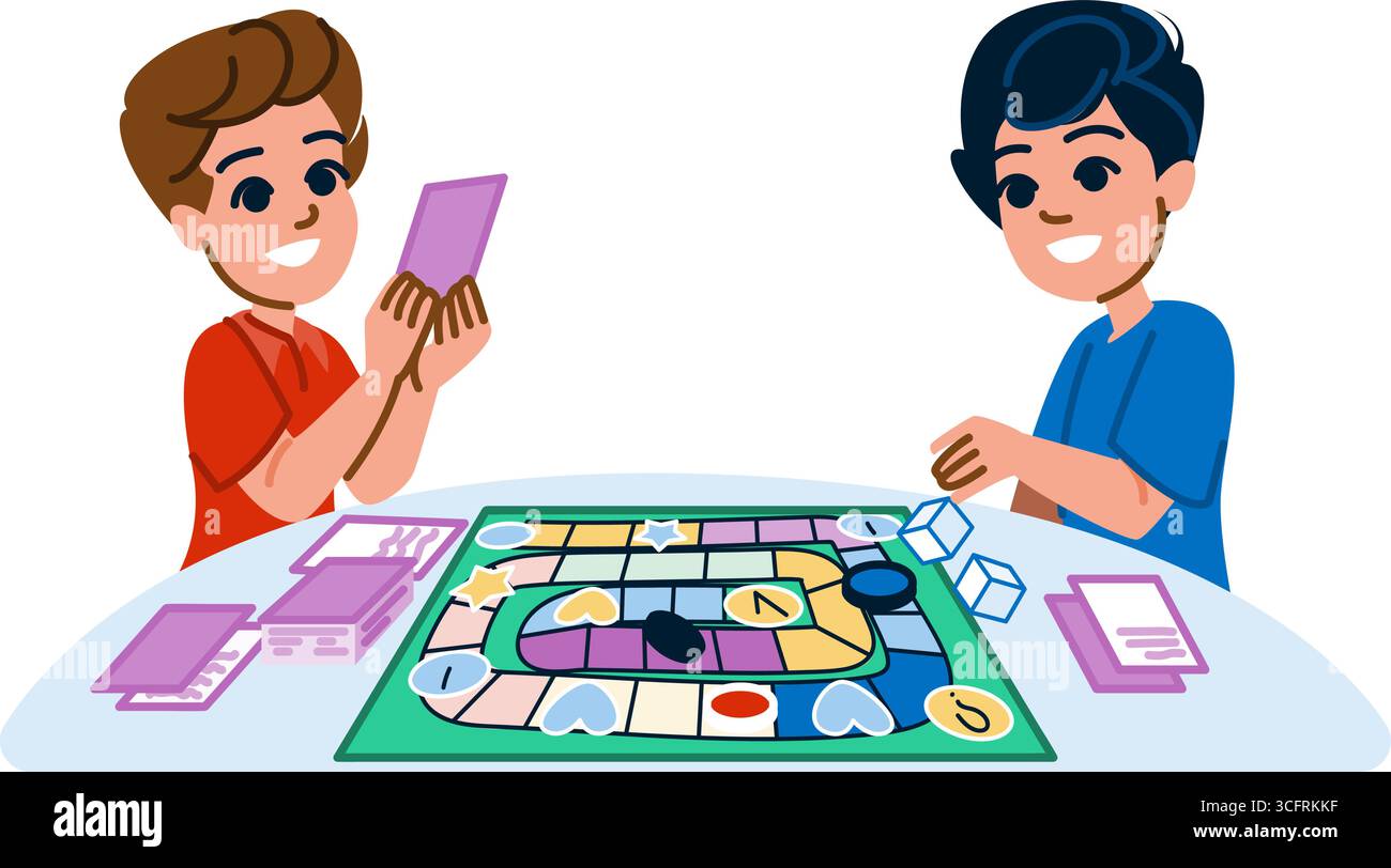 Children board game card Cut Out Stock Images & Pictures - Alamy