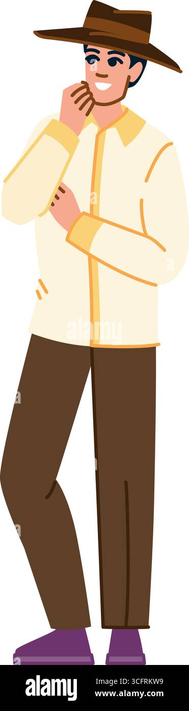 Farmer planning Cut Out Stock Images & Pictures - Alamy