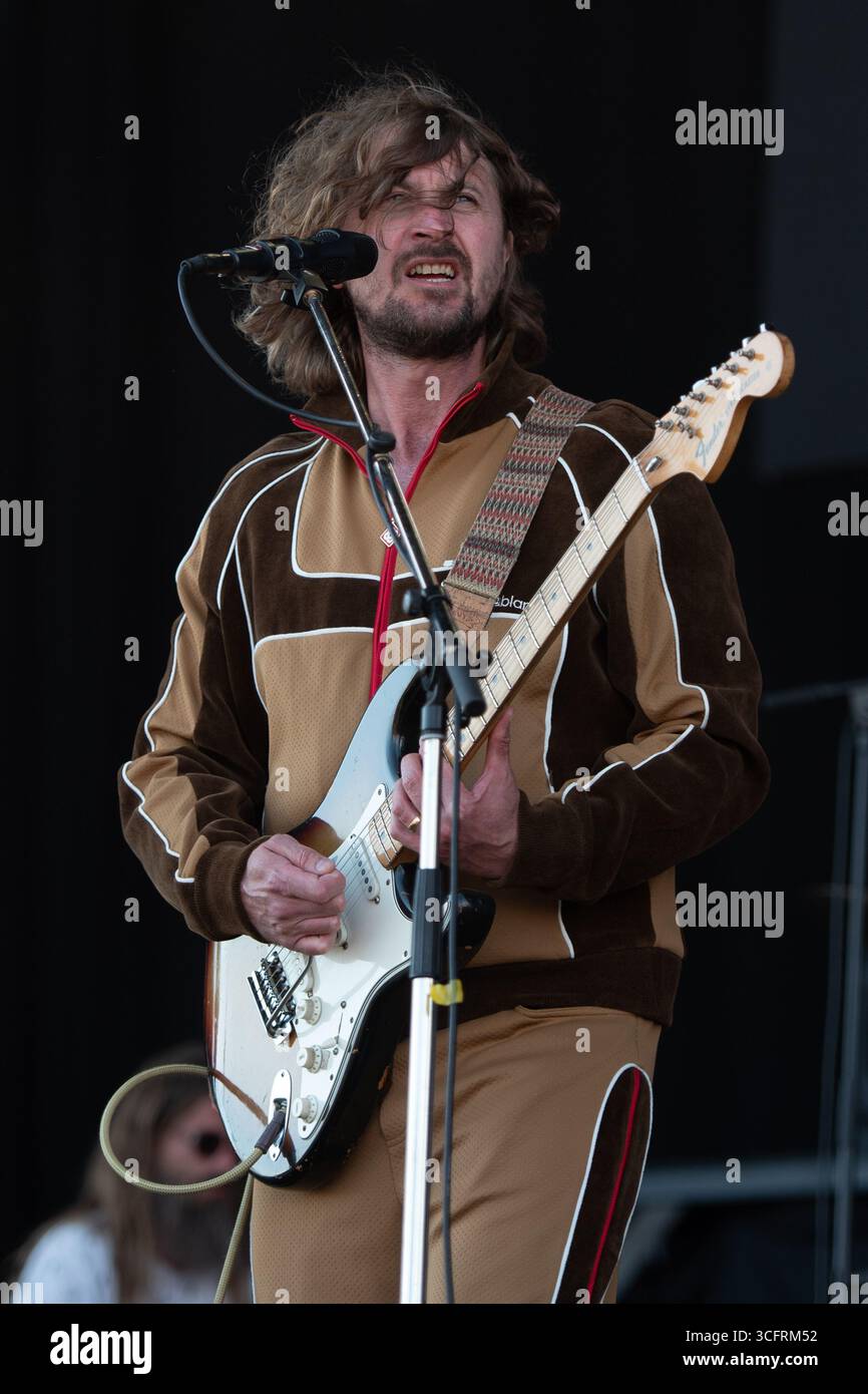 The Zutons perform on the Common Stage at Victorious Festival in ...