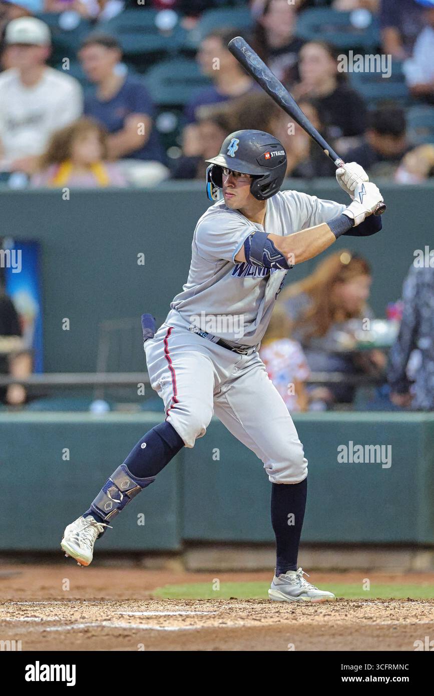 Winston-Salem, NC: Wilmington Blue Rocks left field Jared McKenzie (3 ...