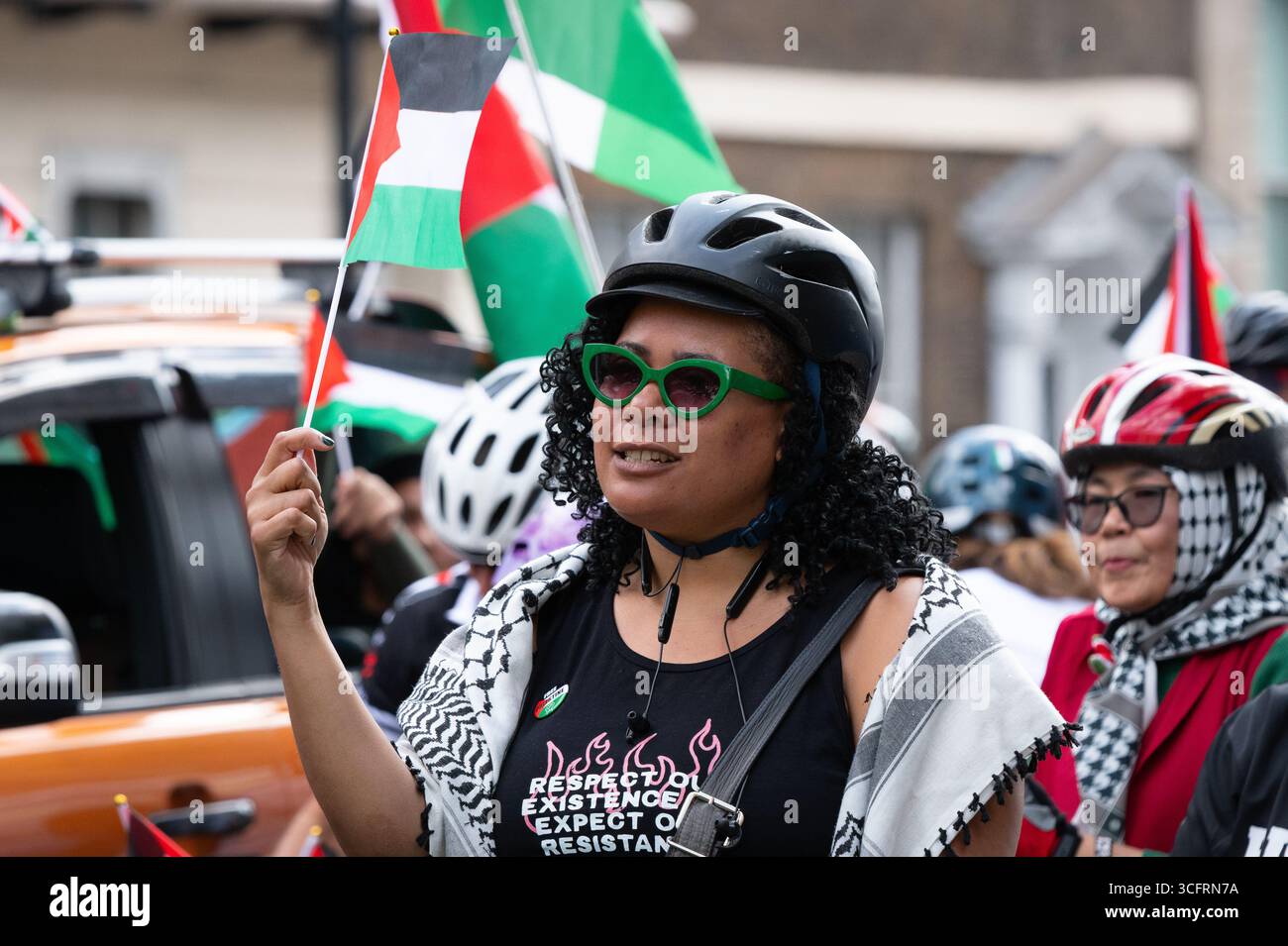 London, UK. 24 August, 2025. Bikers from Deen Riders - the UK's first ...