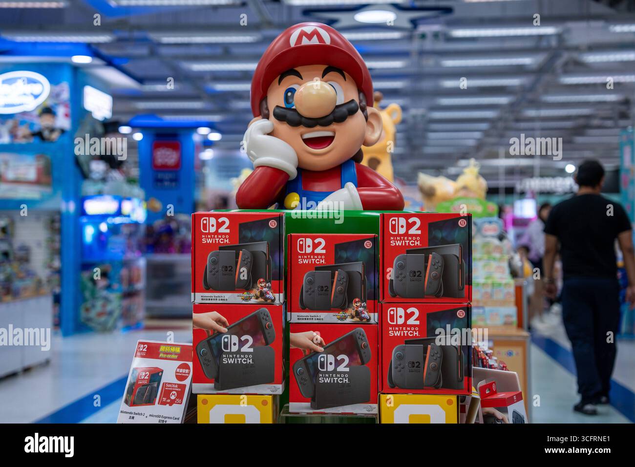 Hong Kong Daily Life A general view showing boxes of Nintendo Switch 2 ...