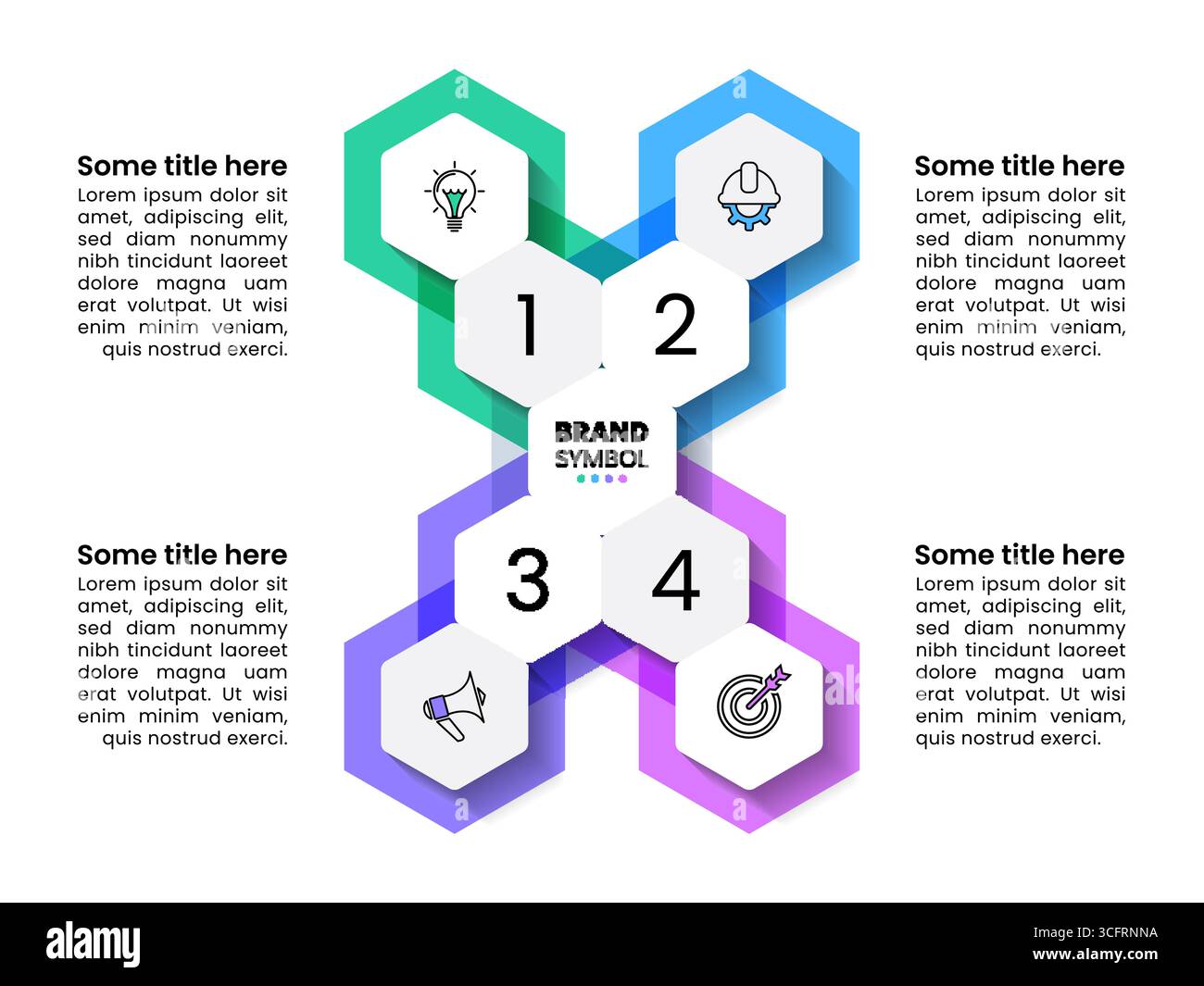 Honeycomb diagram Stock Vector Images - Alamy