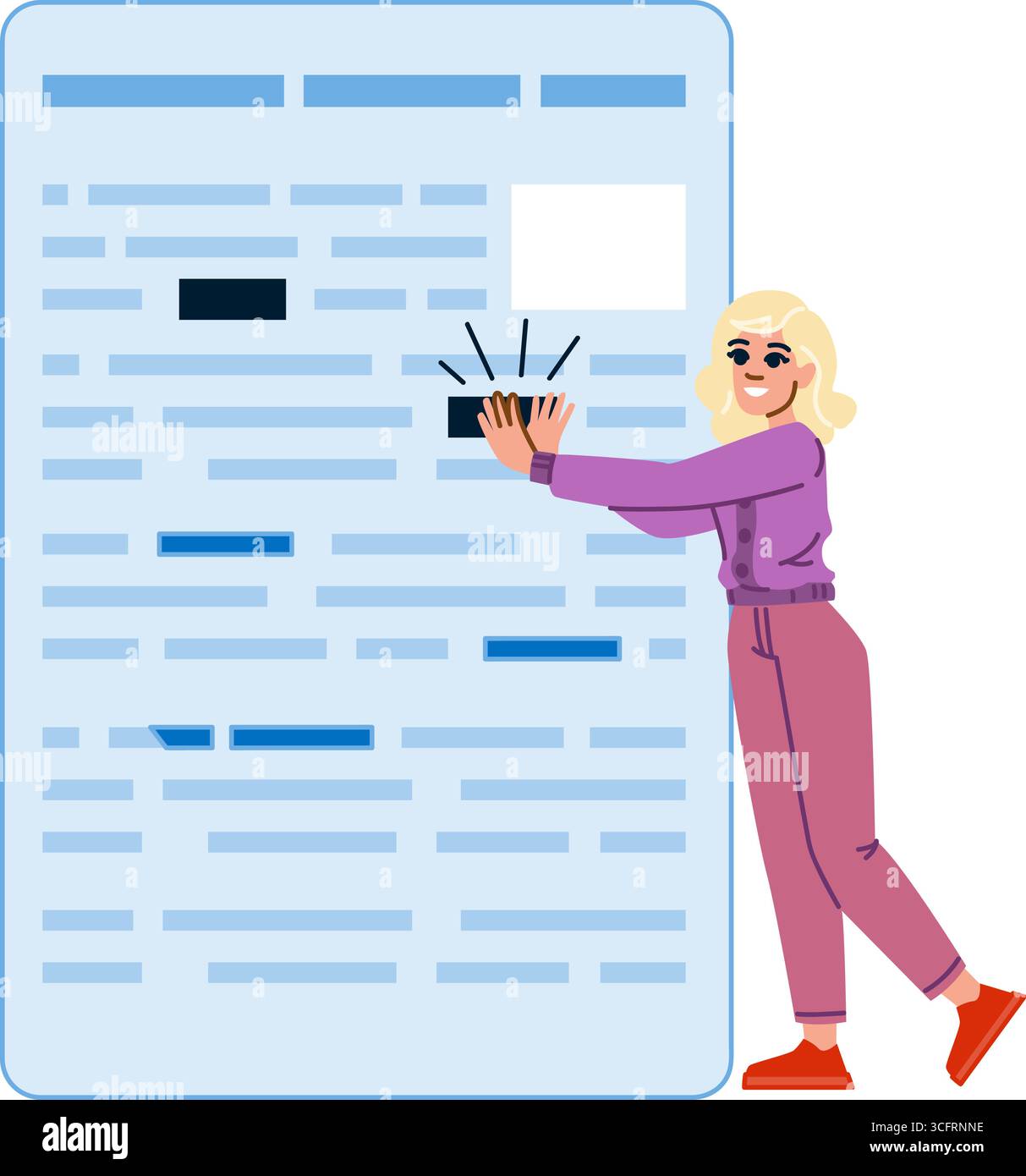Online newspaper editing hi-res stock photography and images - Alamy