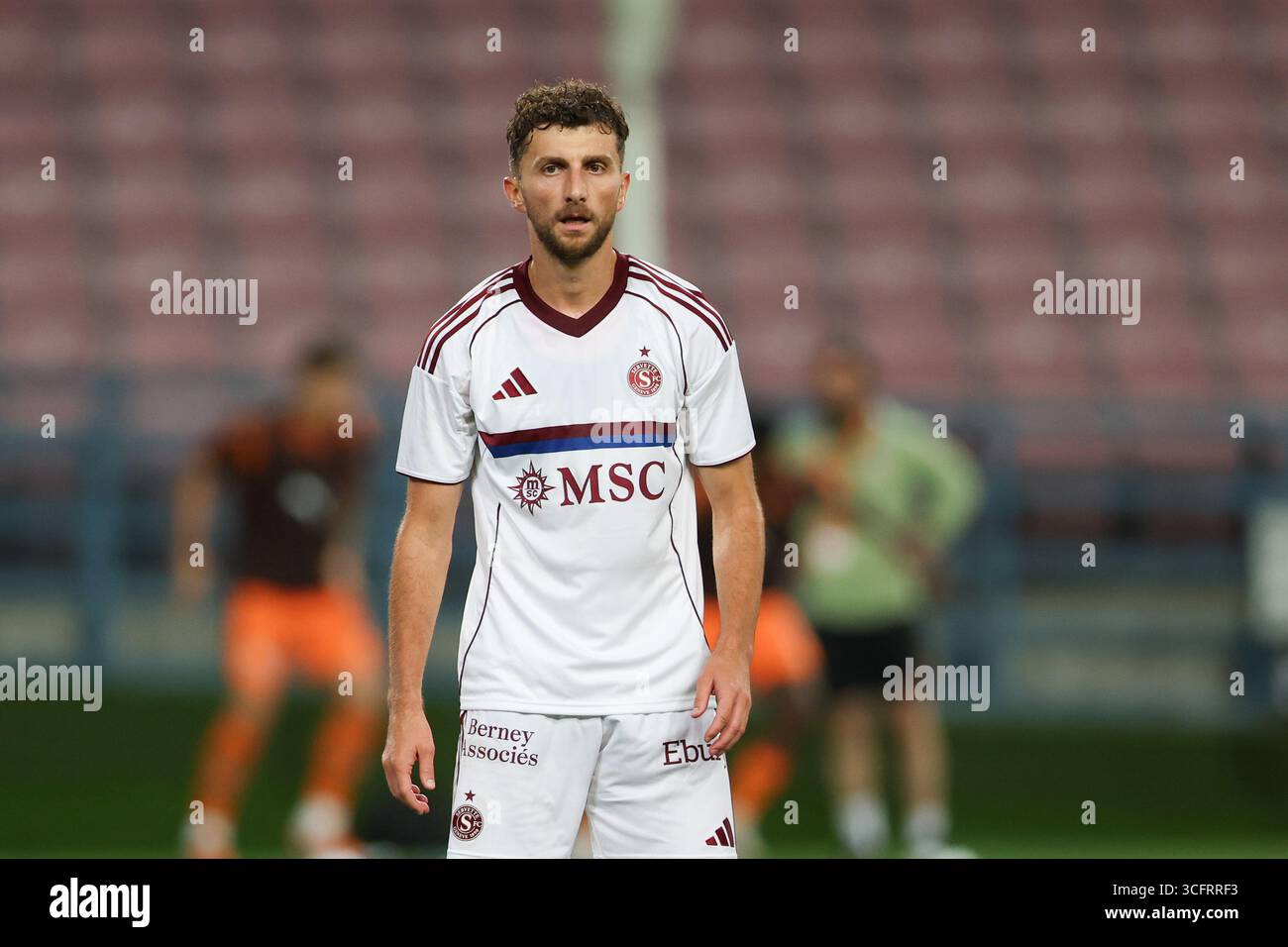 Timothe Cognat of Servette FC seen during the UEFA Conference League ...