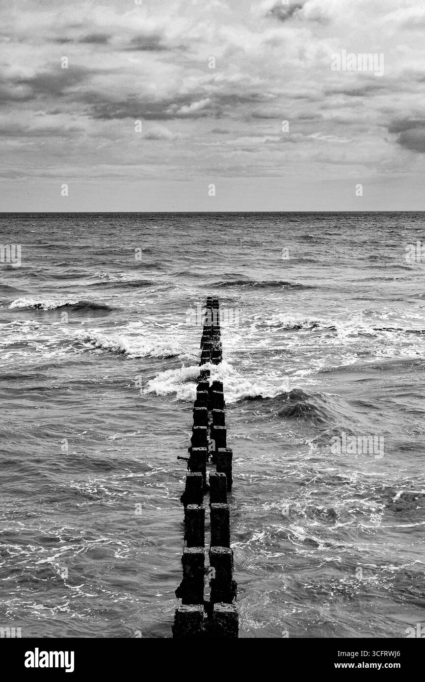 Sea side life Black and White Stock Photos & Images - Alamy