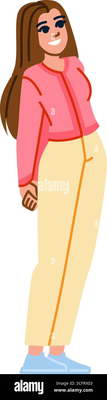 Studio shot portrait smiling Stock Vector Images - Alamy