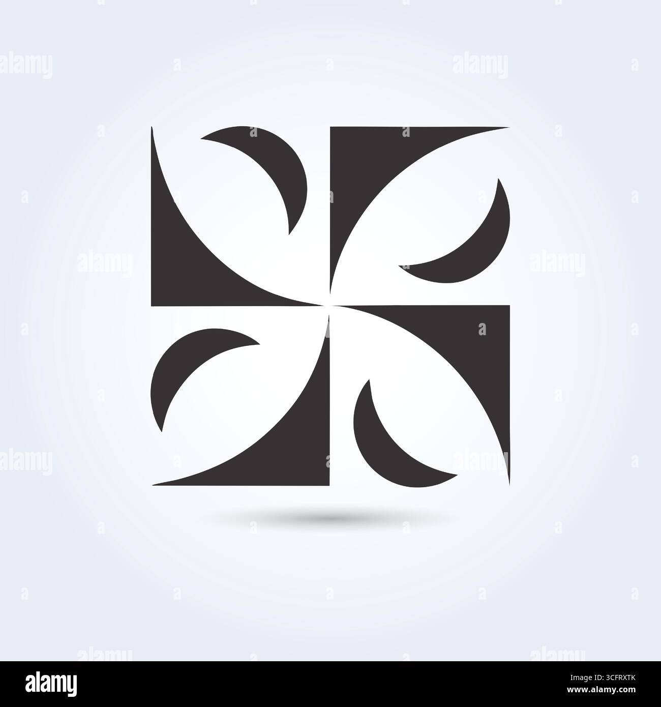 Unique geometric logo hi-res stock photography and images - Alamy