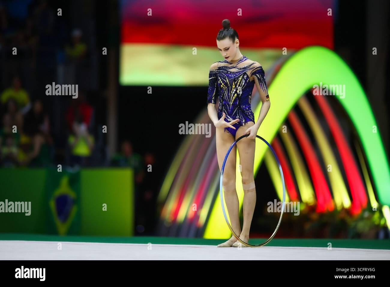 Darja Varfolomeev (Germany) at apparatus finals; 41st FIG Rhythmic ...