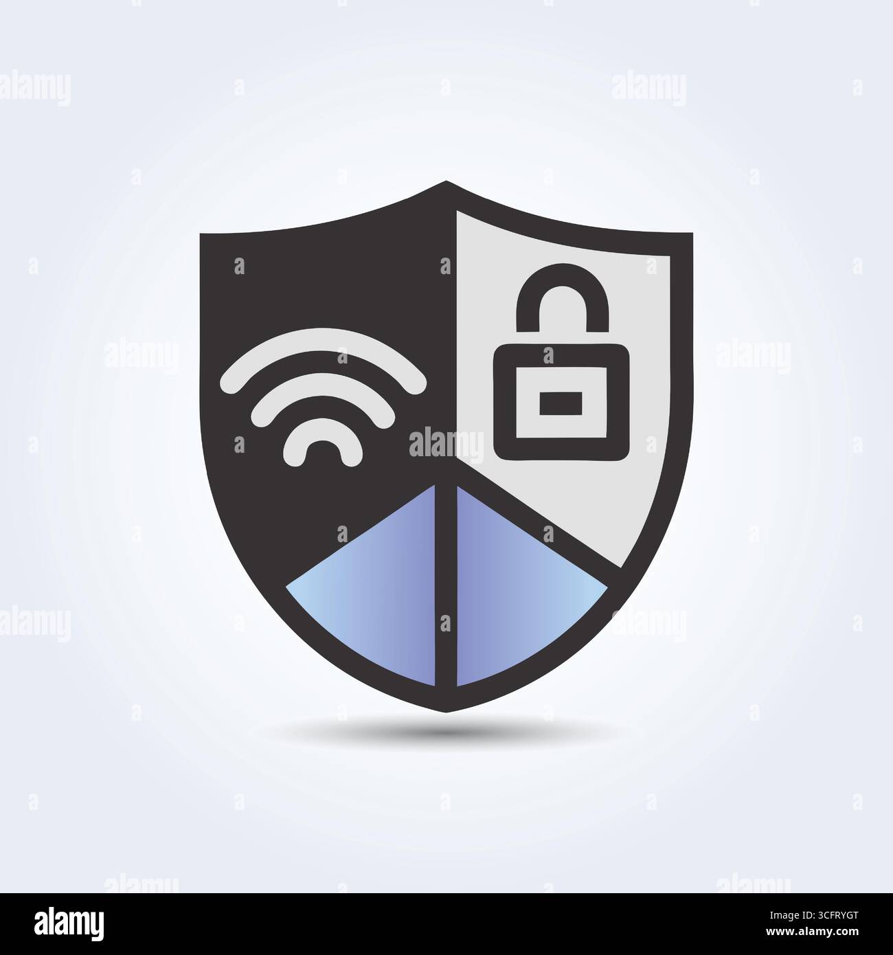 Cybersecurity badge Stock Vector Images - Alamy