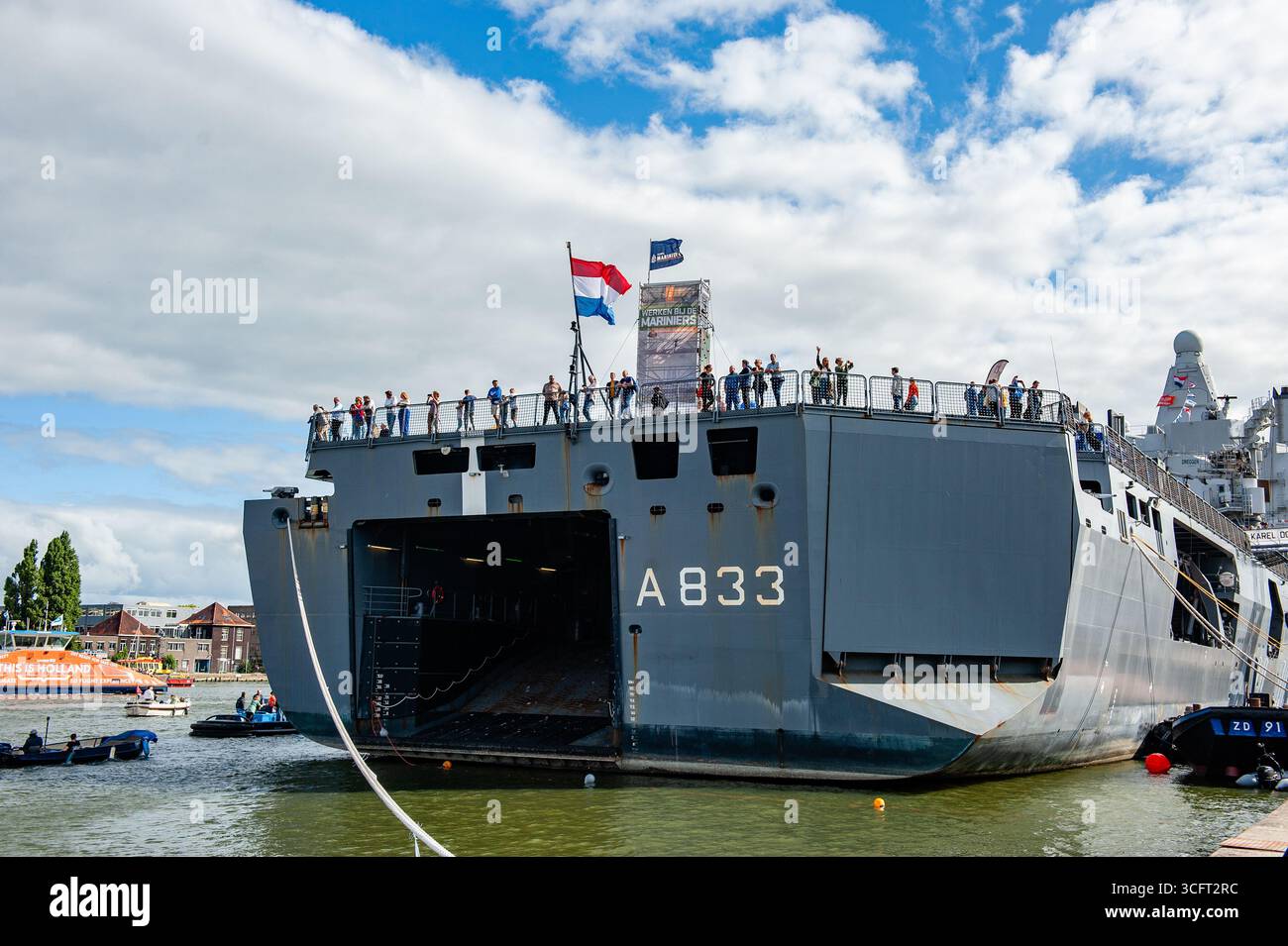 A closer look at the Karel Doorman (A833), the largest ship in service ...