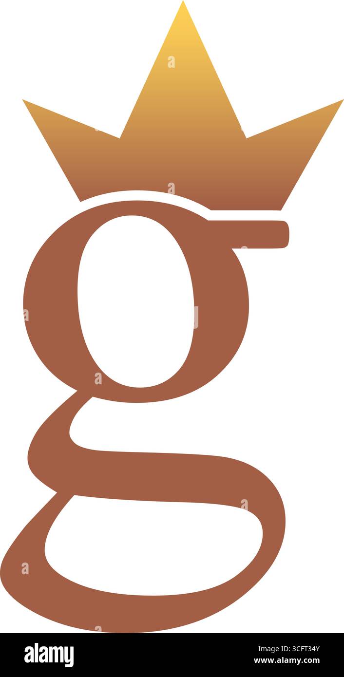 Royal G Logo with Crown Stock Vector Image & Art - Alamy