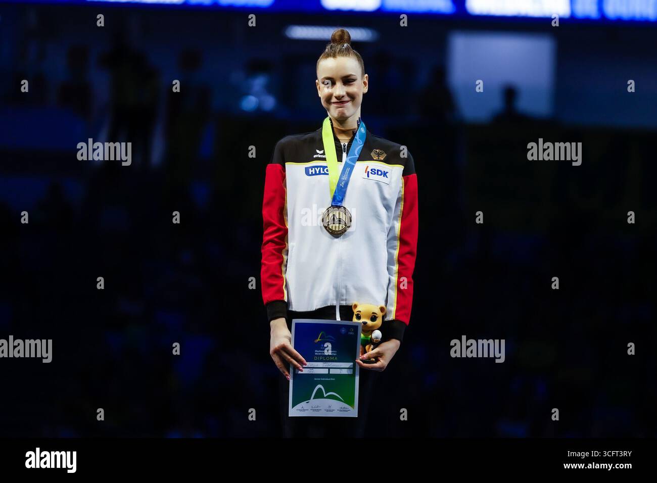 Darja Varfolomeev (Germany) wins the Gold medal in the ball final in ...