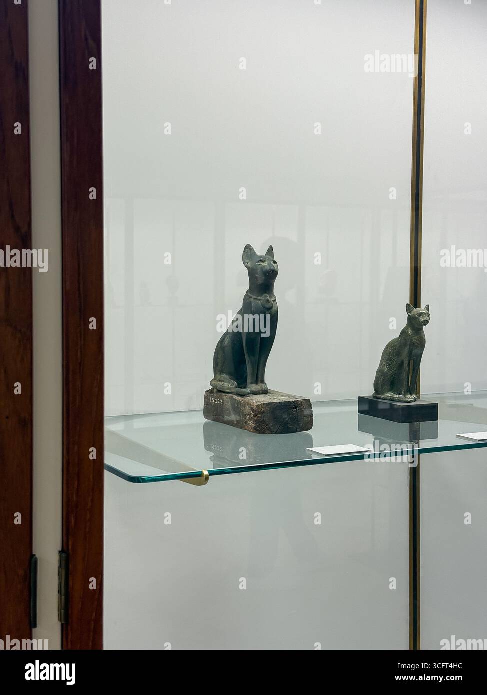 Small Egyptian cats statues from Ny Carlsberg Glyptotek museum in ...