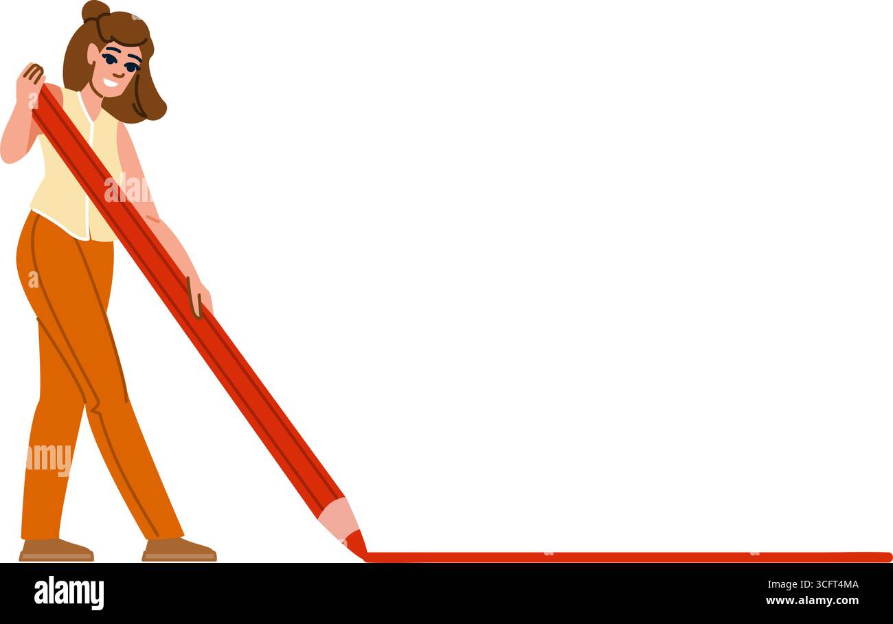 Strategy red pencil Stock Vector Images - Alamy